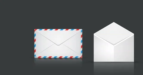 animation - modern motion envelope desig... | Stock Video | Pond5