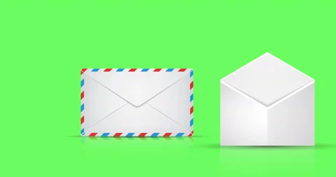 animation - modern motion envelope desig... | Stock Video | Pond5