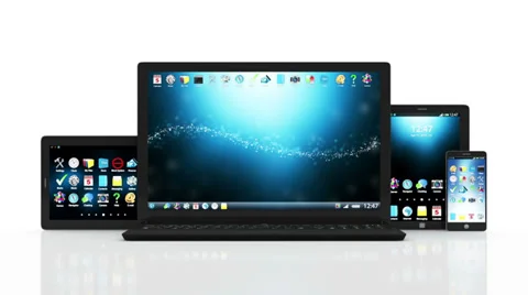 Touchscreen Laptop Stock Videos – Royalty-Free HD & 4K Videos