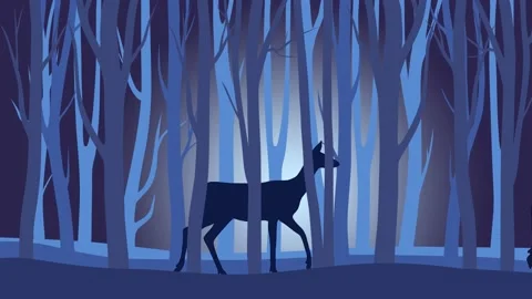 Deer Walk Cycle Stock Video Footage | Royalty Free Deer Walk Cycle ...