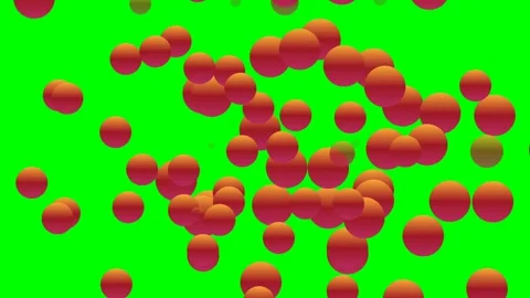 Animation Motion graphics falling down b... | Stock Video | Pond5