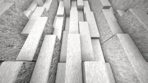 Animation of Moving Blocks in the form o... | Stock Video | Pond5