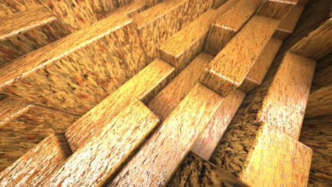 Animation of Moving Blocks in the form o... | Stock Video | Pond5