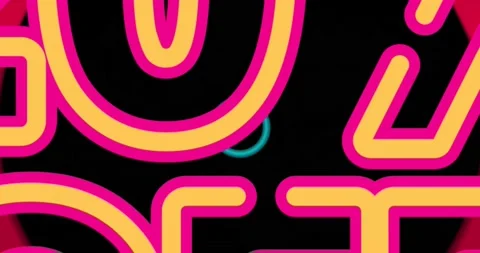 Animation of moving circles and 20 perce... | Stock Video | Pond5