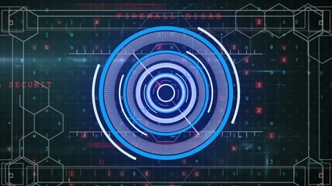 Animation of moving line in circles over... | Stock Video | Pond5