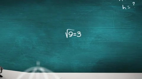 Animation of moving mathematical formula... | Stock Video | Pond5