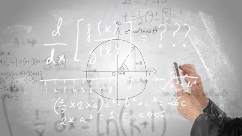 Animation of moving mathematical formula... | Stock Video | Pond5