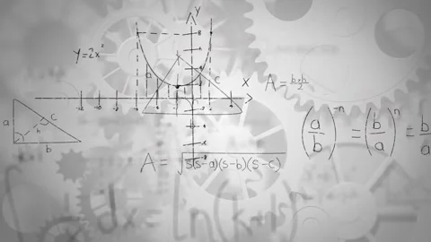 Animation of moving mathematical formula... | Stock Video | Pond5