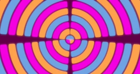 Animation of moving shapes on black back... | Stock Video | Pond5