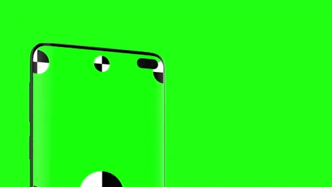 Animation of moving smartphone mockups. ... | Stock Video | Pond5