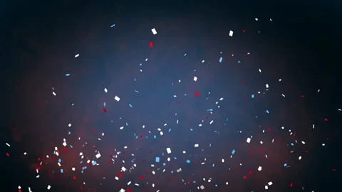 Animation of multi coloured confetti fal... | Stock Video | Pond5