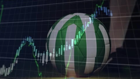 Animation of multiple graph, low section... | Stock Video | Pond5