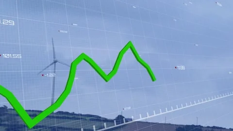 Animation of multiple graphs with changi... | Stock Video | Pond5