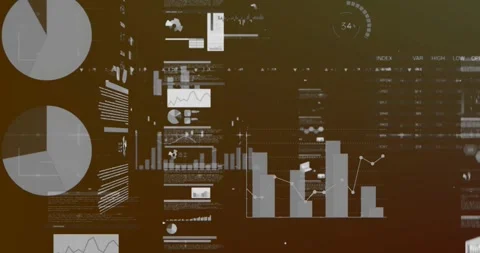 Animation of multiple graphs, changing n... | Stock Video | Pond5