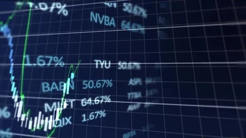 Animation of multiple graphs with changi... | Stock Video | Pond5