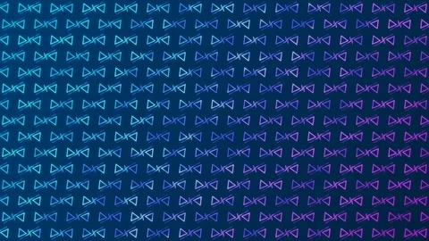 Animation of multiple rows of abstract s... | Stock Video | Pond5