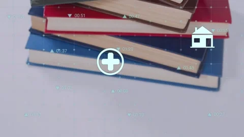 Animation of multiple symbols, changing ... | Stock Video | Pond5