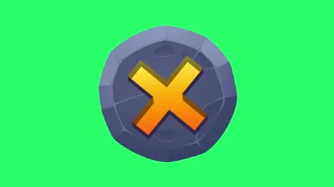 Animation multiplication icon on green b... | Stock Video | Pond5