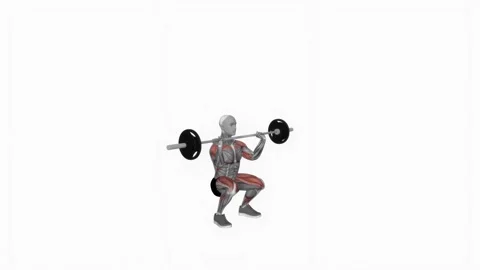 Animation of a muscle man exercising Bar... | Stock Video | Pond5