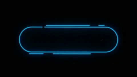 Animation neon light text box isolate on... | Stock Video | Pond5