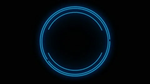 Animation neon light text box isolate on... | Stock Video | Pond5
