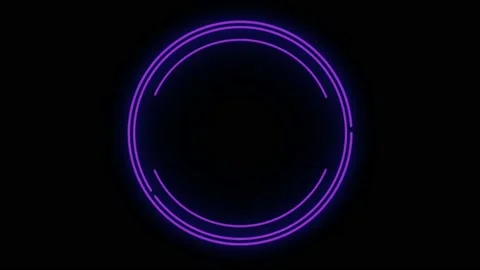 Animation neon light text box isolate on... | Stock Video | Pond5