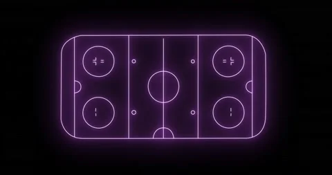 Animation of neon sports stadium on blac... | Stock Video | Pond5