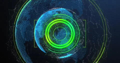 Animation of network of connections and ... | Stock Video | Pond5