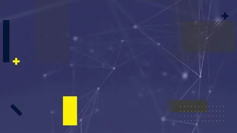 Animation of network of connections on b... | Stock Video | Pond5
