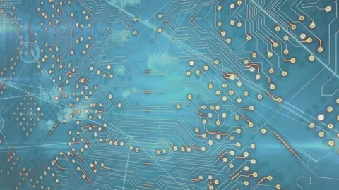Animation of network of connections on b... | Stock Video | Pond5