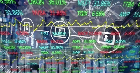 Stock Stock Market Network Stock Footage ~ Royalty Free Stock Videos ...