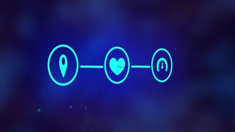 Animation of network of connections with... | Stock Video | Pond5