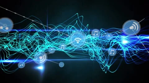 Animation of network of connections over... | Stock Video | Pond5