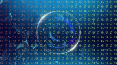 Animation of network of connections with... | Stock Video | Pond5