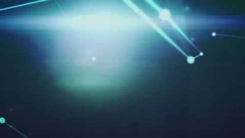 Animation of network of connections with... | Stock Video | Pond5