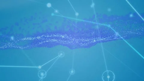 Animation of network of connections with... | Stock Video | Pond5