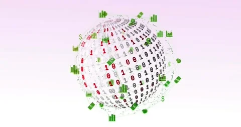 Animation of network of digital icons ov... | Stock Video | Pond5