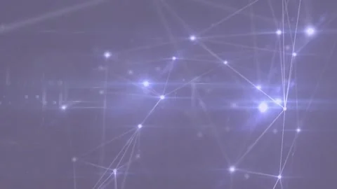 Animation of network of glowing connecti... | Stock Video | Pond5