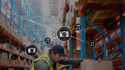 Warehouse Picking Animation Stock Video Footage | Royalty Free ...