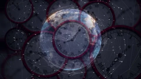 Animation of networks of connections and... | Stock Video | Pond5