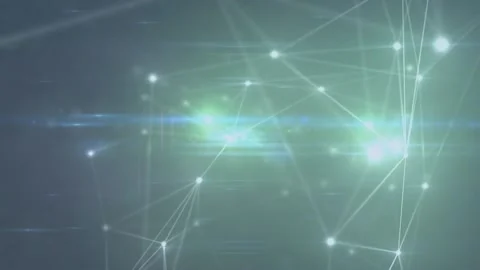 Animation of networks of connections ove... | Stock Video | Pond5