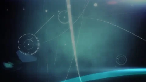 Animation of networks of connections ove... | Stock Video | Pond5