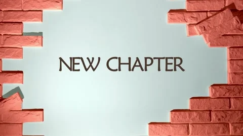 Animation of NEW CHAPTER concept words o... | Stock Video | Pond5
