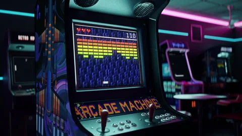 Animation of the nostalgia pixel block b... | Stock Video | Pond5