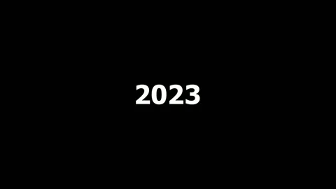 Animation of numbers 2022, 2023, 2004. N... | Stock Video | Pond5