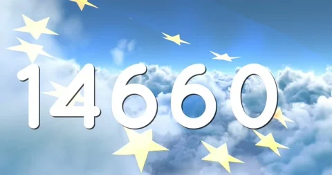 Animation of numbers growing and stars o... | Stock Video | Pond5