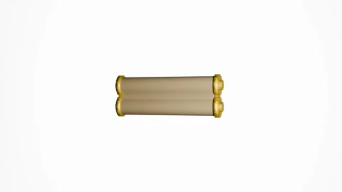 Animation old paper scroll or parchment ... | Stock Video | Pond5