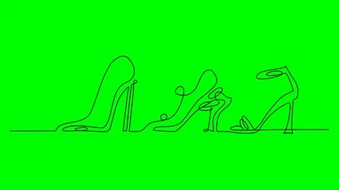Animation with one line on three backgro... | Stock Video | Pond5