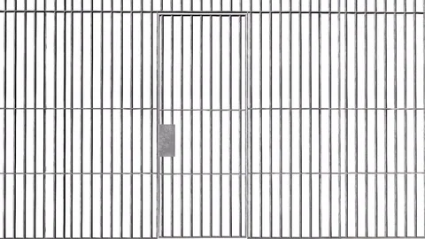 Animation of open and closed Jail bars d... | Stock Video | Pond5