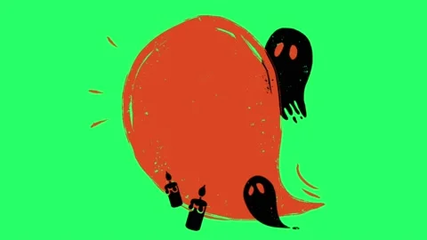 Animation orange text box geometry shape... | Stock Video | Pond5